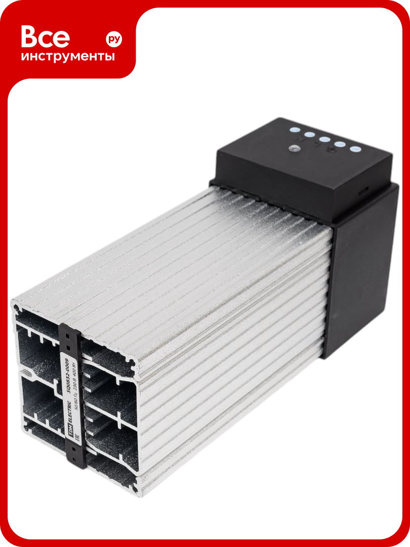 Обогреватель с встроенным вентилятором для установки на DIN-рейку TDM ELECTRIC 230В 400 Вт