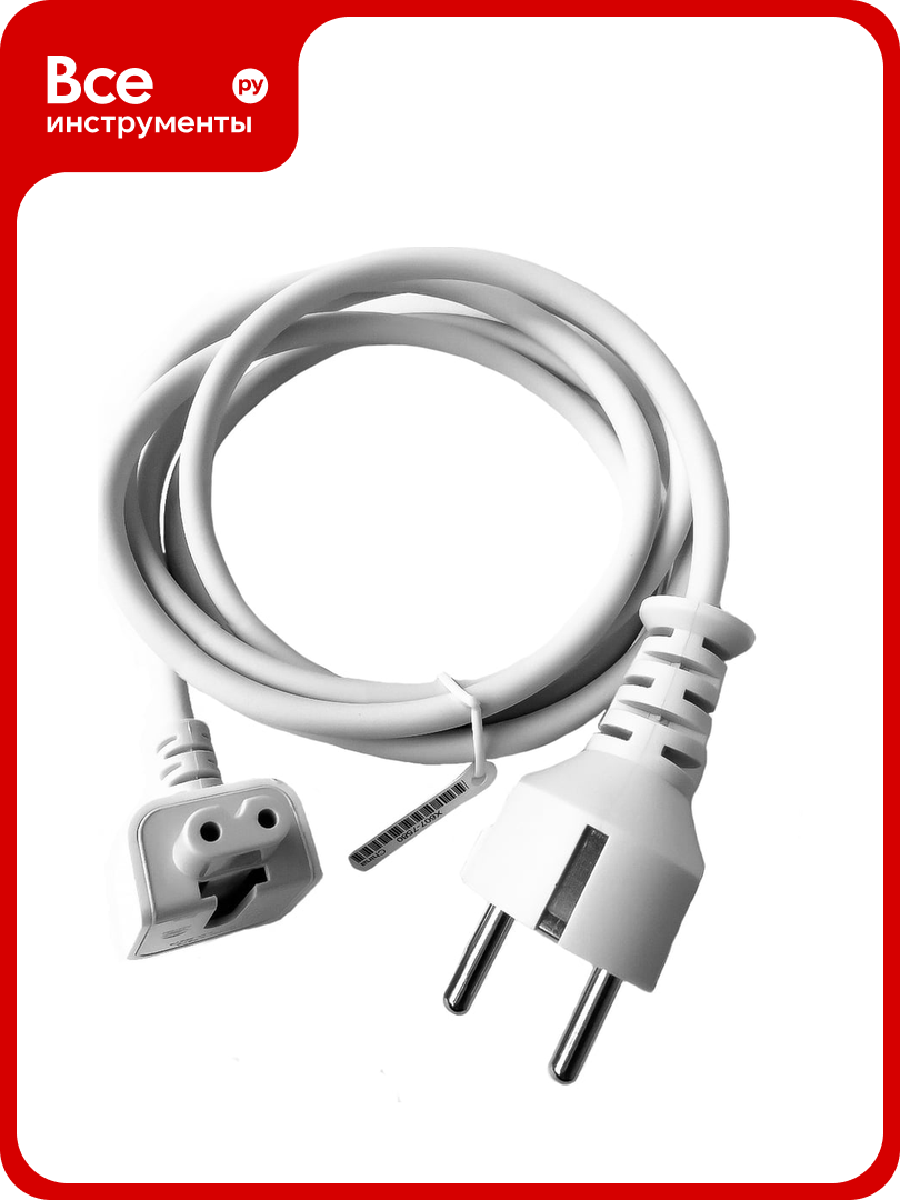 Кабель-удлинитель для адаптера питания PALMEXX MacBook, 1.8м, белый PA-CABL-MS-WH
