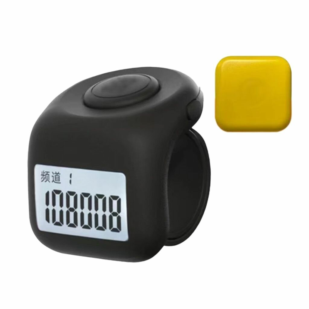 Портативные цифровые счетчики для спорта и религиозных занятий в классе, Черный