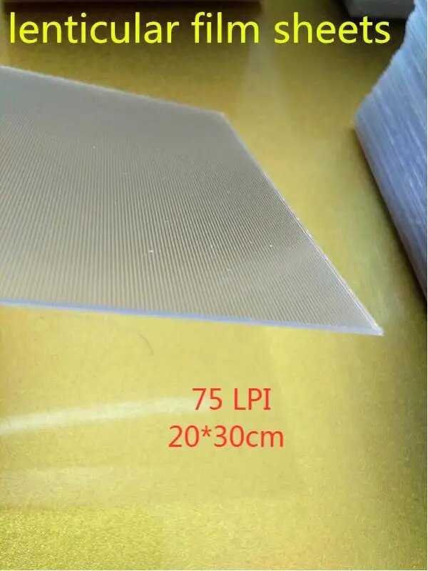 Лентикулярная пленка Colormaker 75LPI 0,45 мм 10 шт A4 size lenticular
