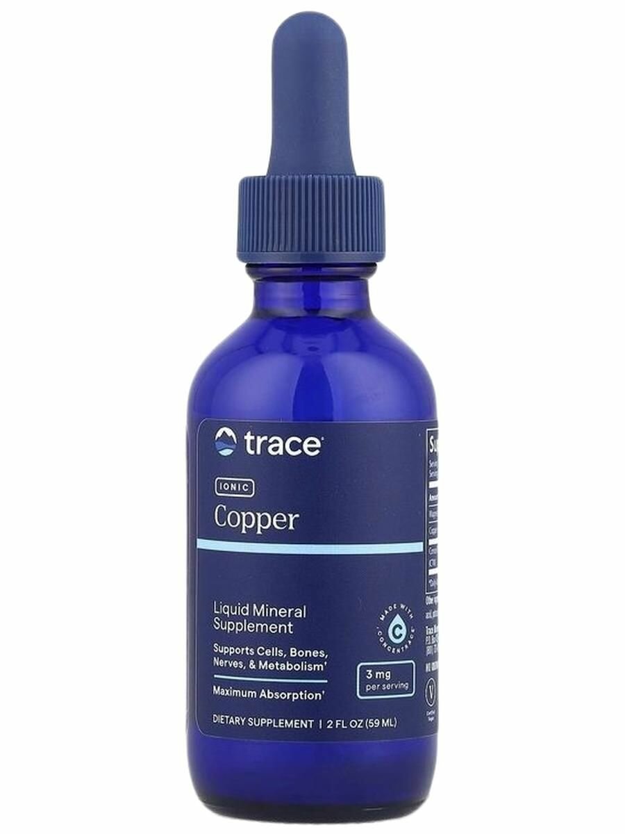 Trace, Ионная медь, 59 мл (2 жидк. Унции)