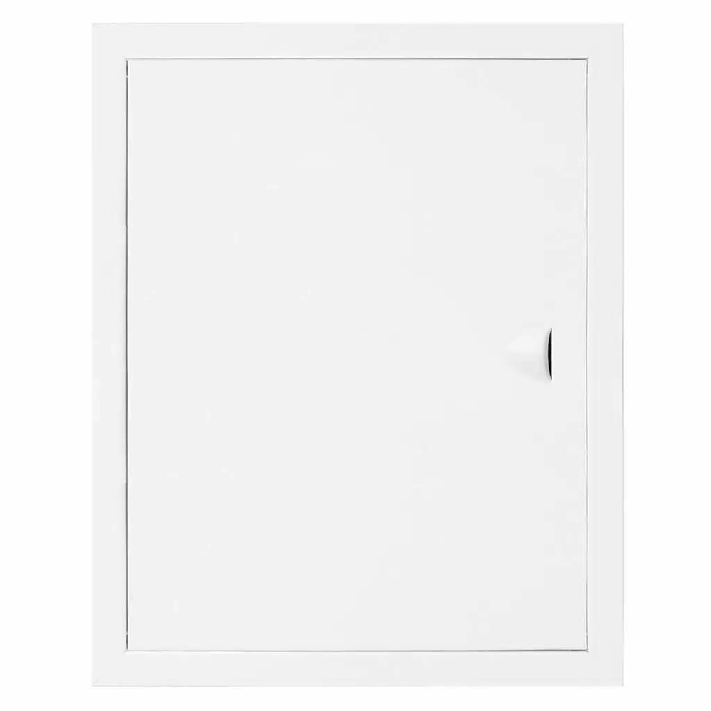 Лючок вентиляционный Планета металлический, 250х300 мм, белый