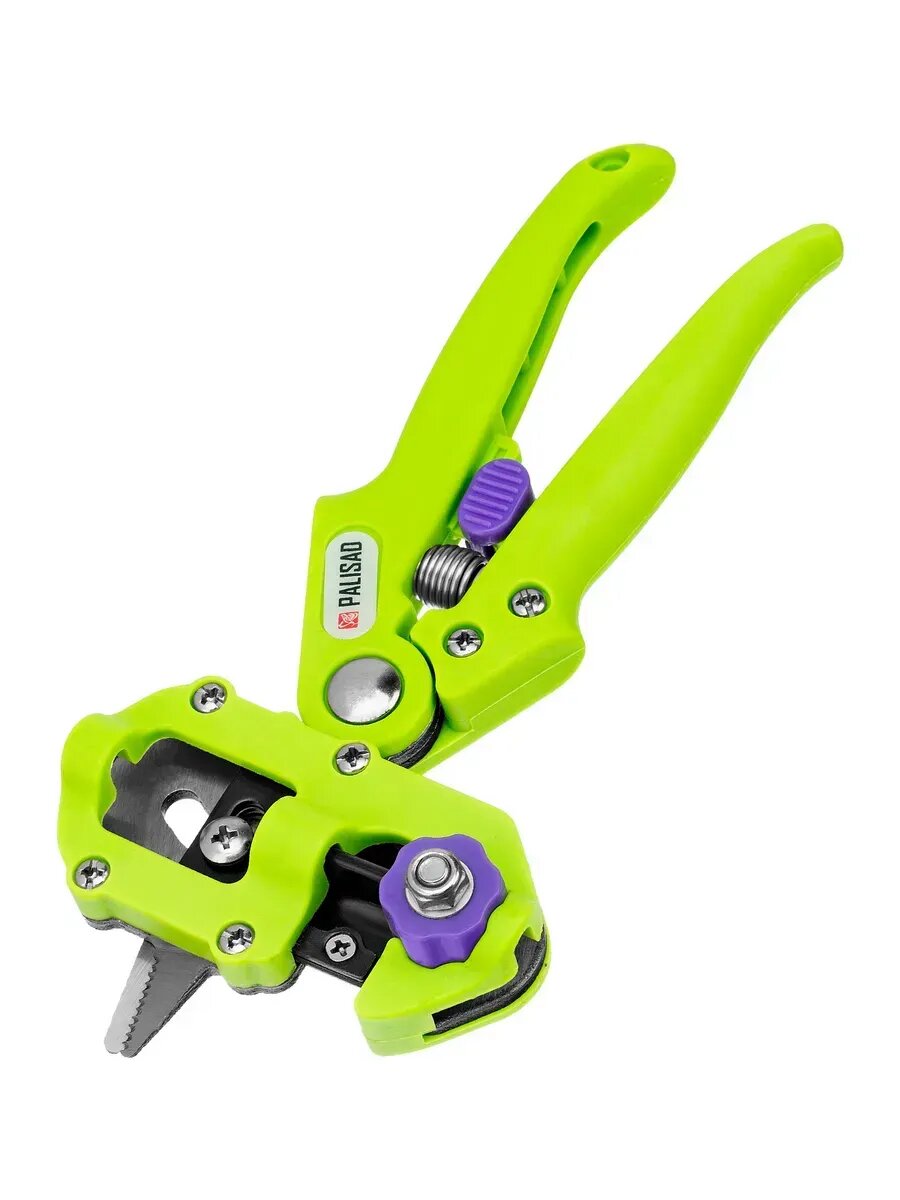 Секатор садовый прививочный 215мм, смен. ножи, PALISAD 60502