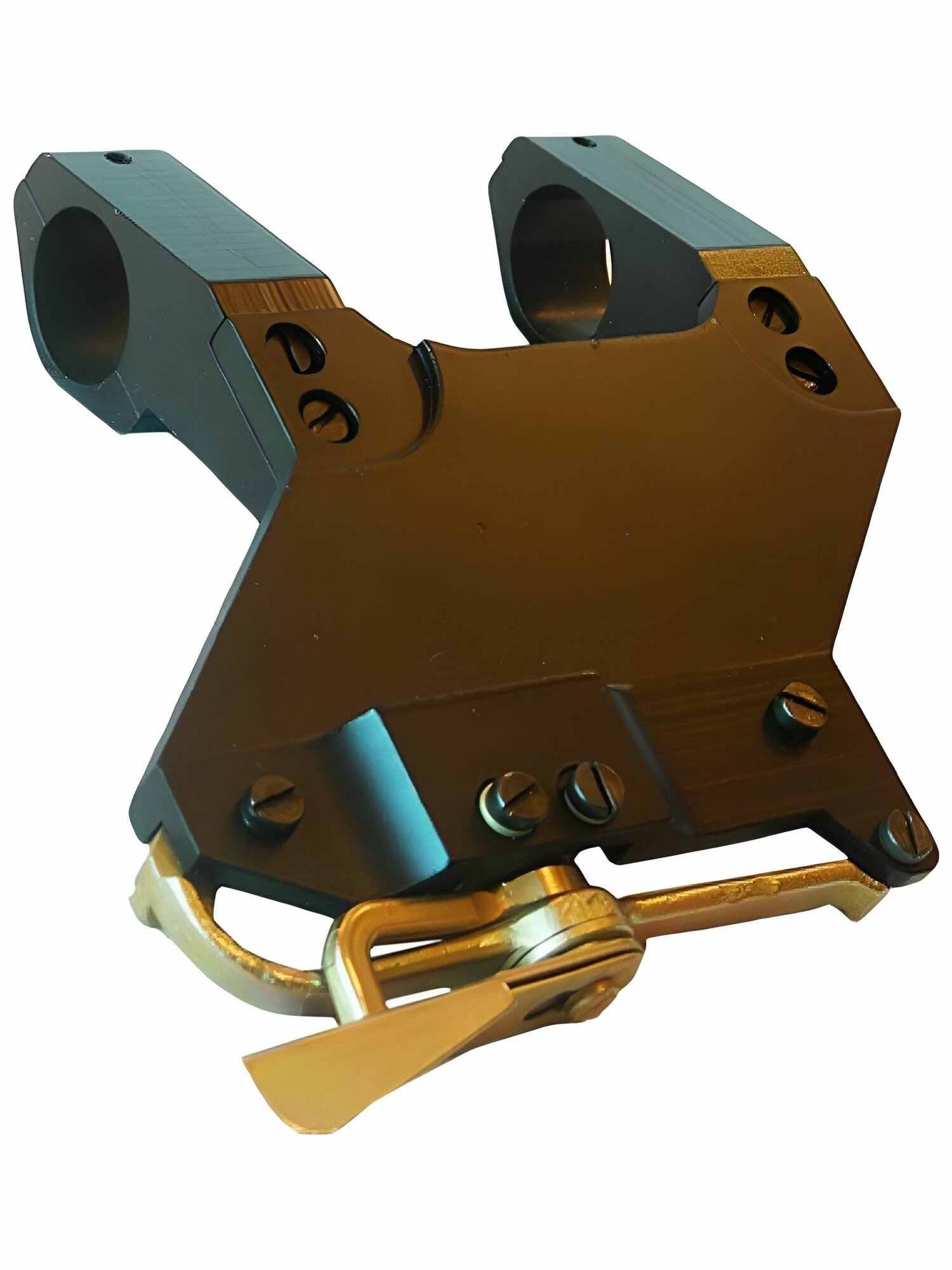 Кронштейн Тигр (25,4) - 40 черный, алюминиевый, для оружейного снаряжения