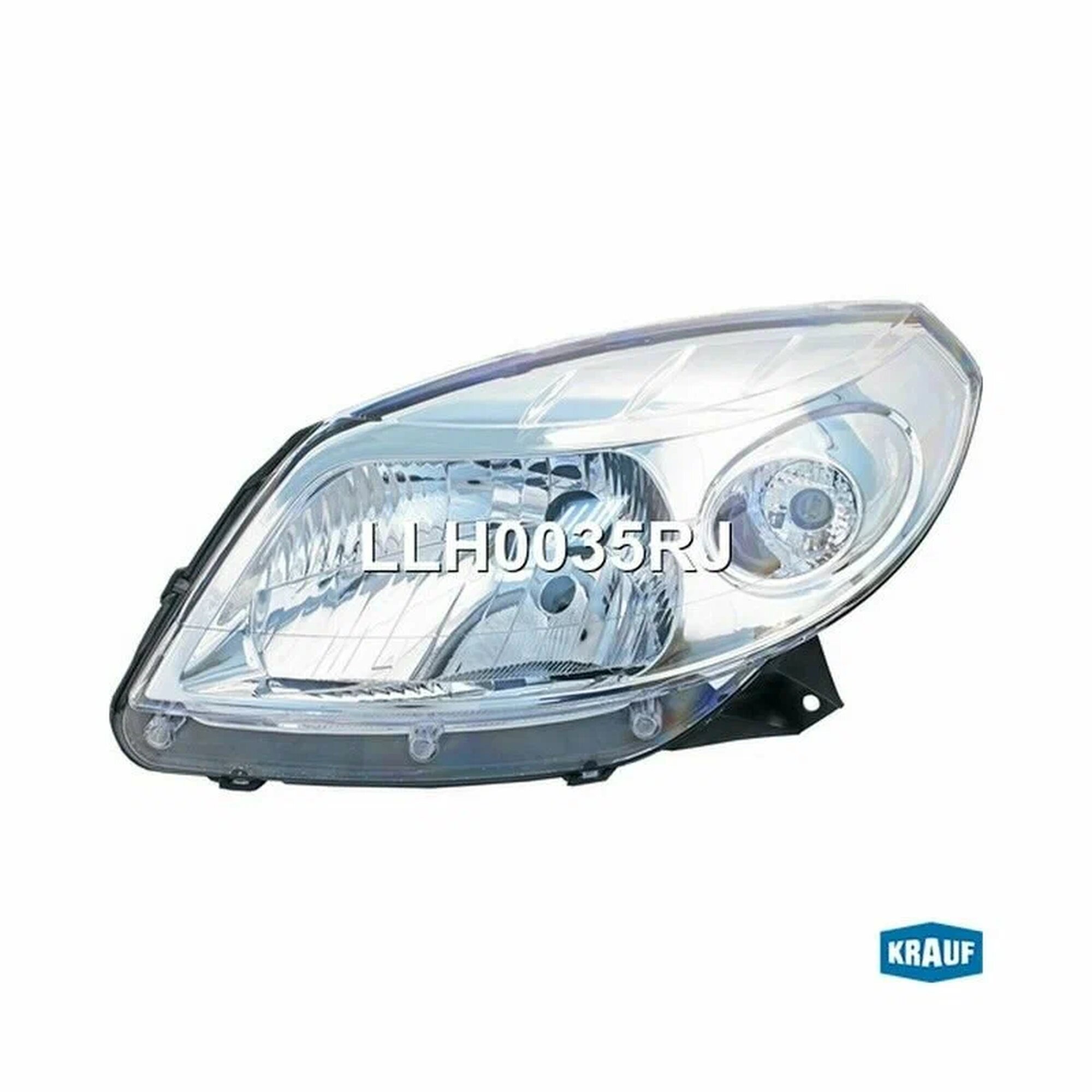 Фара противотуманная передняя левая KRAUF LLH0035RJ для а/м Renault Sandero