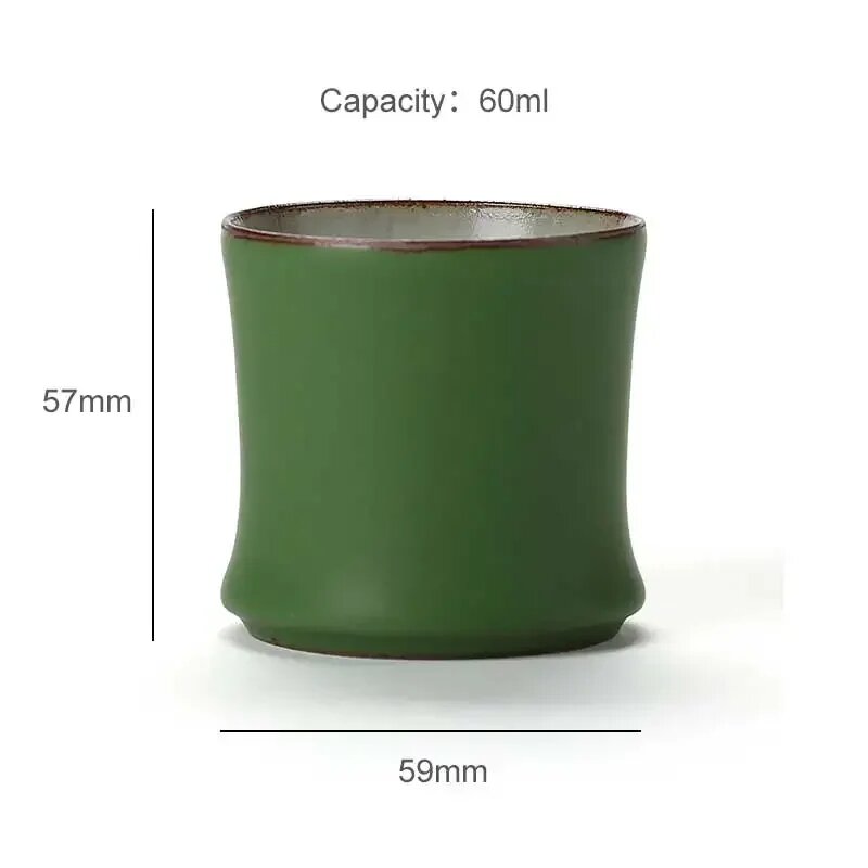 DIVEDEER Бамбуковая чашка для чая 60 мл