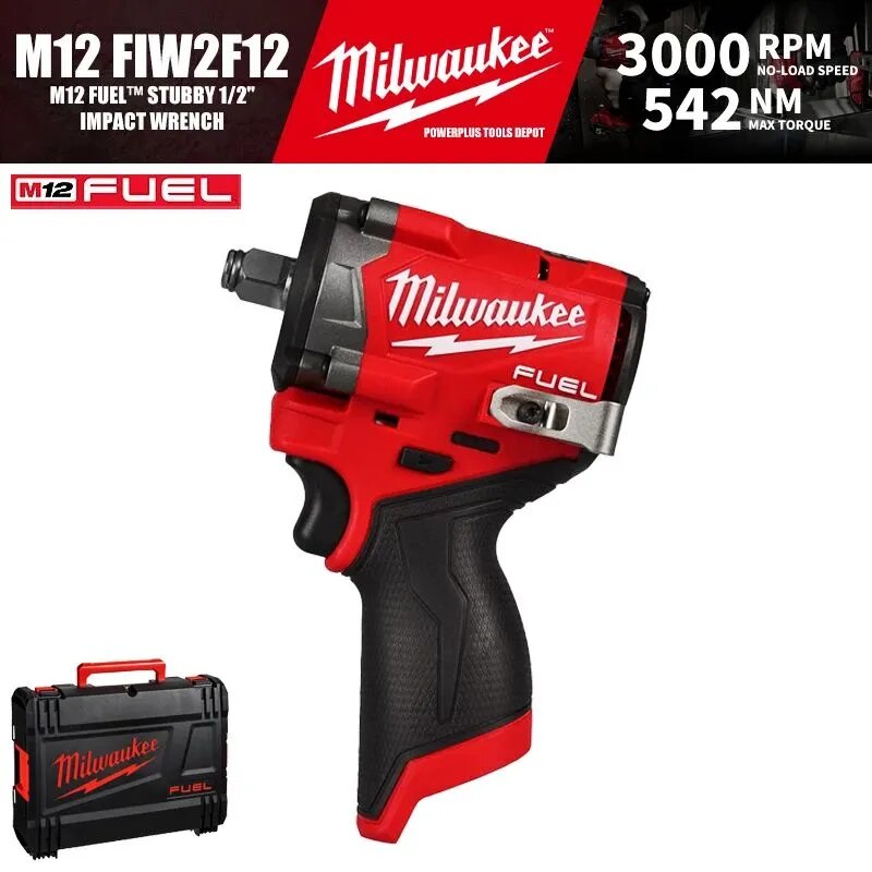Milwaukee M12 FIW2F12/2563 M12 FUEL Stubby 1/2" Ударный гайковерт