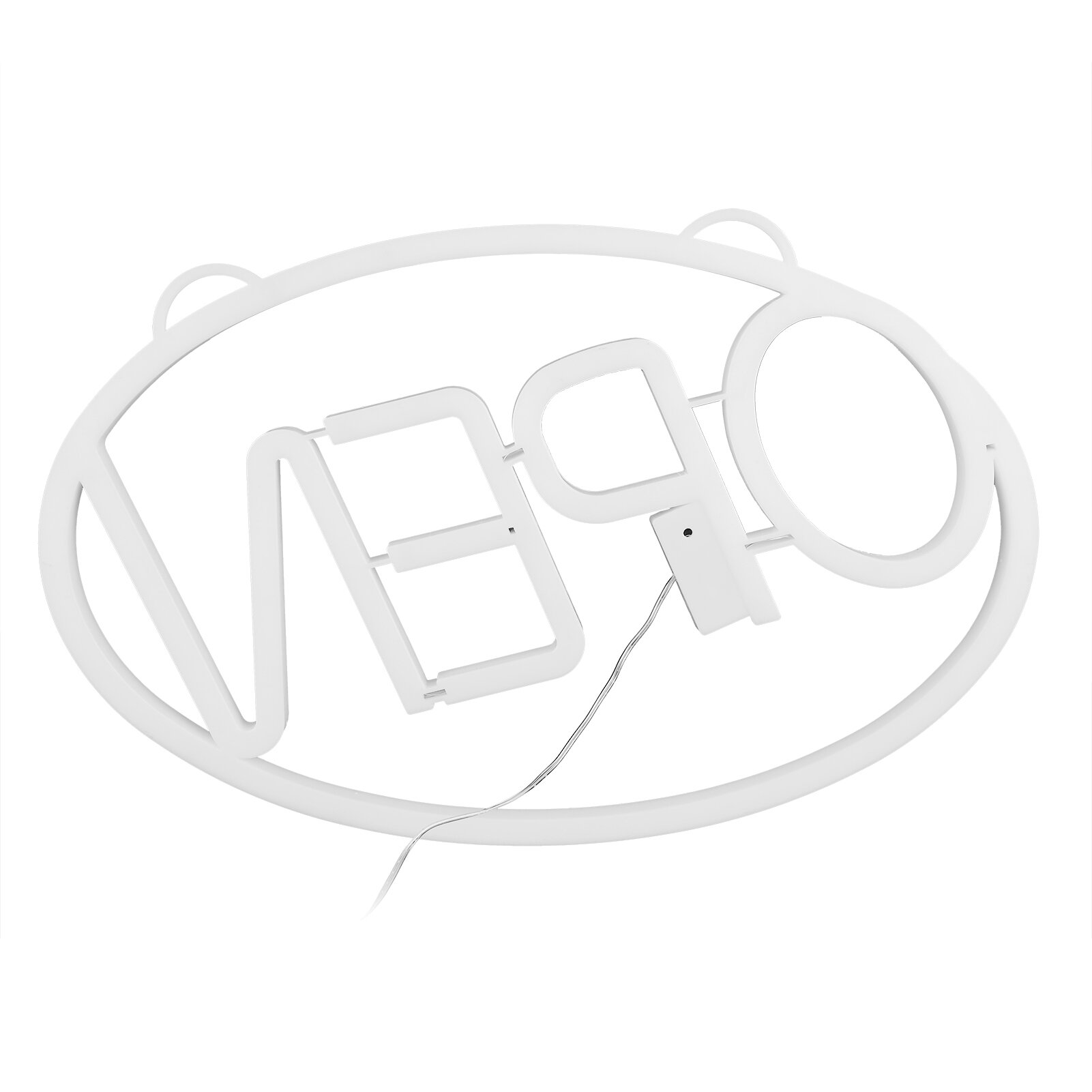 Светодиодный неоновый свет, подвесная декоративная лампа с 12 режимами освещения, пульт дистанционного управления, красный свет