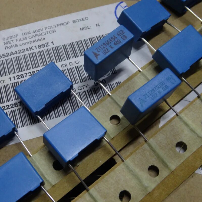 10 шт. 0,22 мкФ 400 В 220 нф u22 224 новый пленочный конденсатор 15 мм B32652A4224K