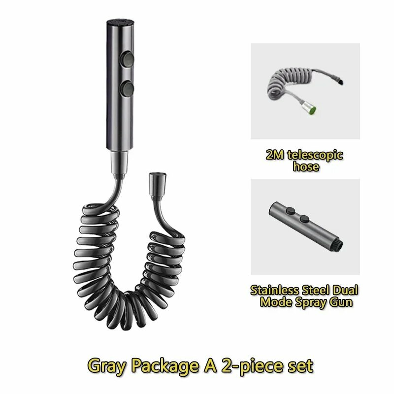 Набор пистолетов-распылителей для биде из нержавеющей стали Gray Package A