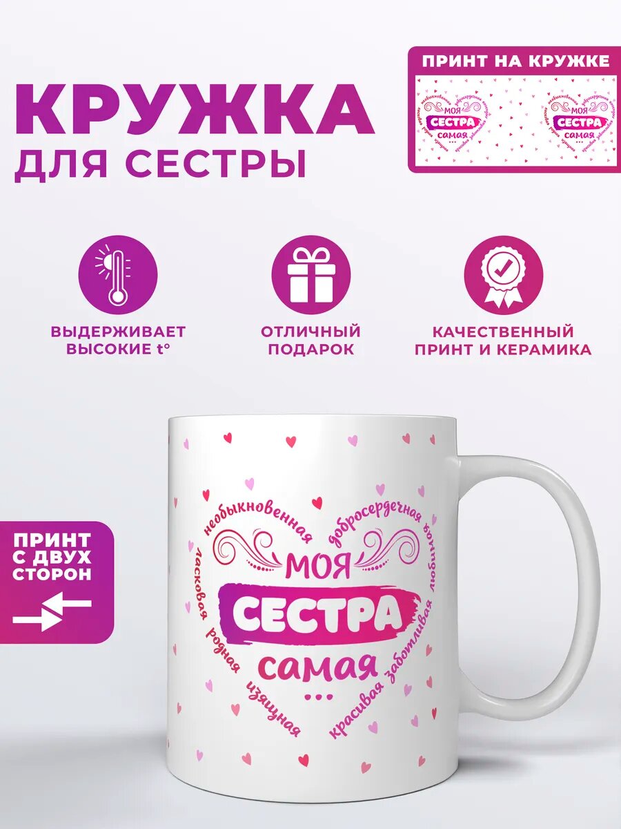 Кружка "Моя Самая. Сестра"
