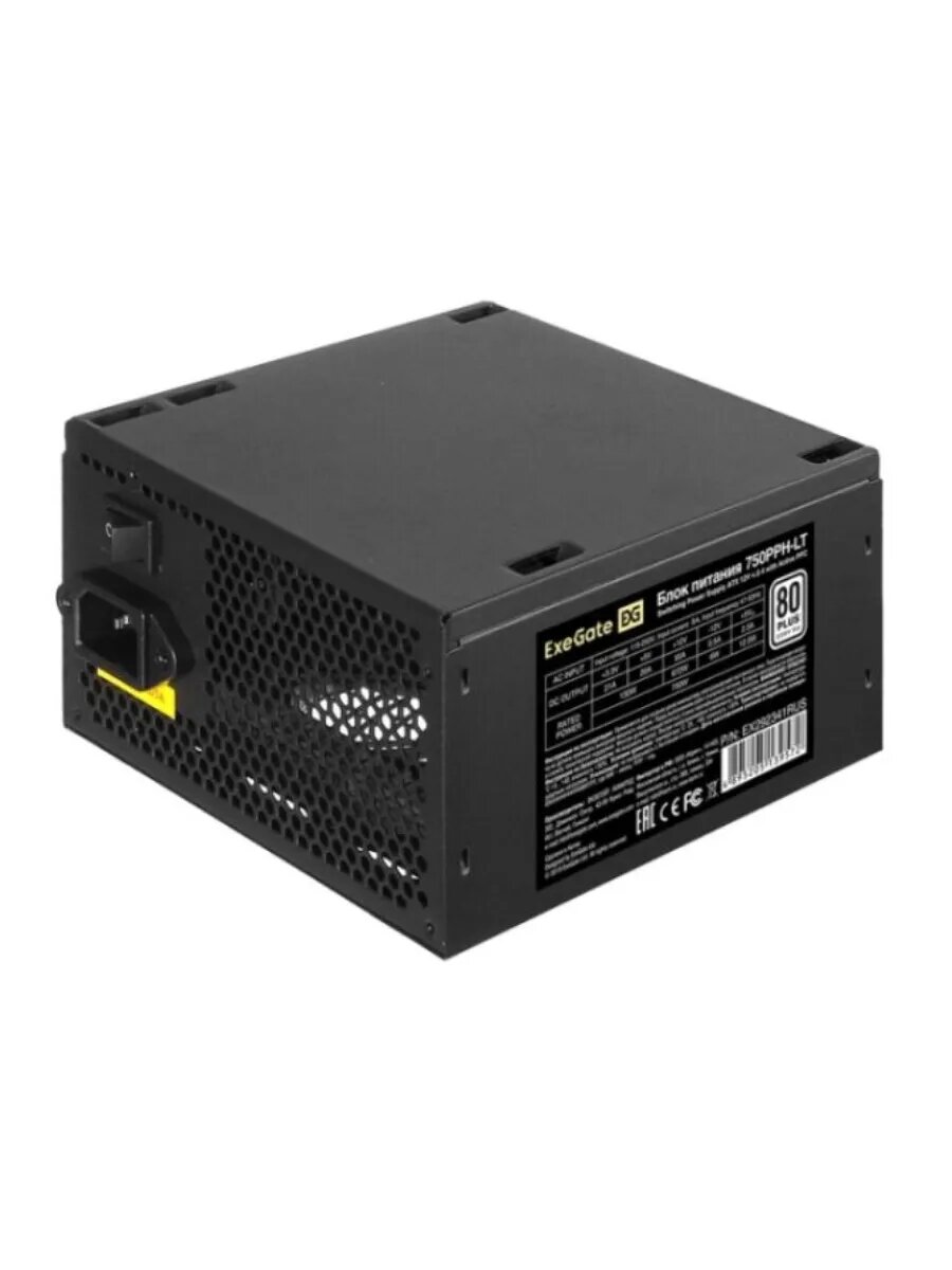750PPH-LT EX292341RUS черный 750 Вт, 80+ Standart