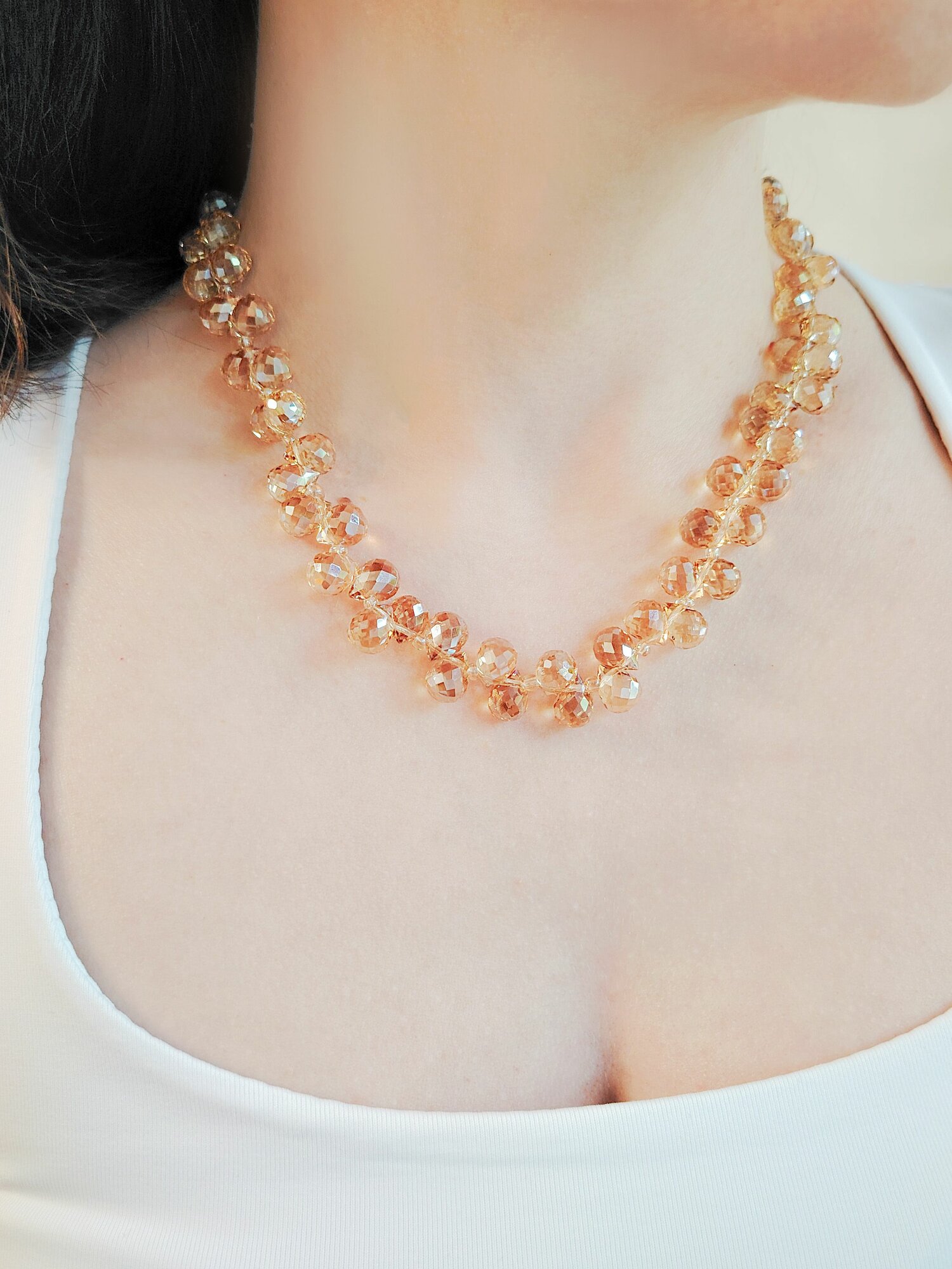 Бусы, хрусталь, стекло