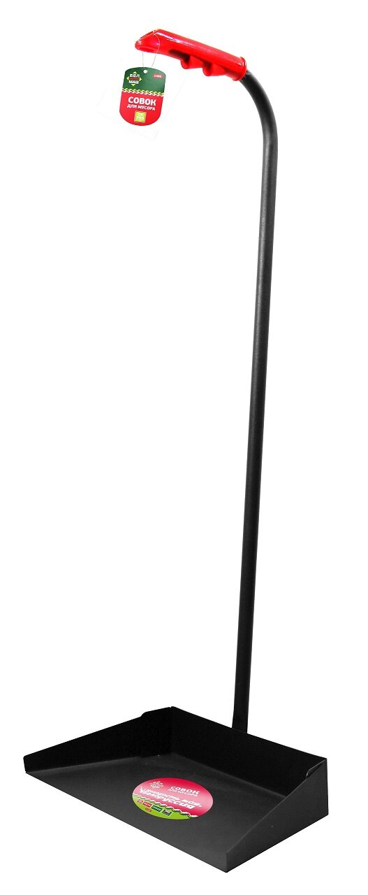 Совок для мусора 350х190х755 мм металлический белцентромаш 2486