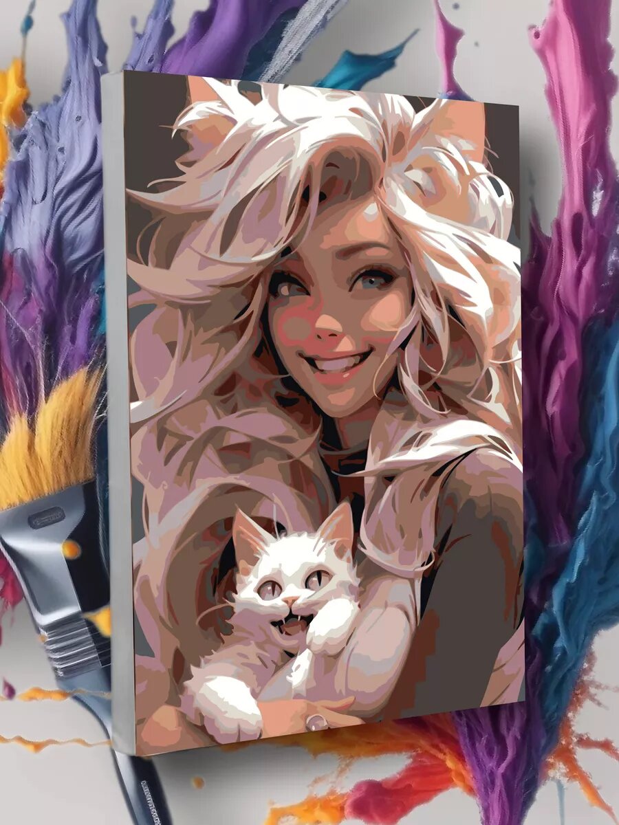 Картина по номерам Аниме