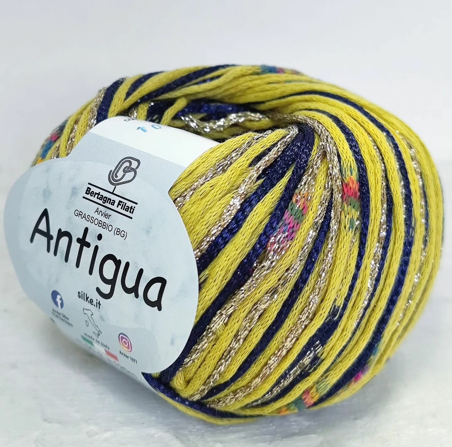 Антигуа (хлопок+люрекс фантазийная) 50гр*120м*3шт №108