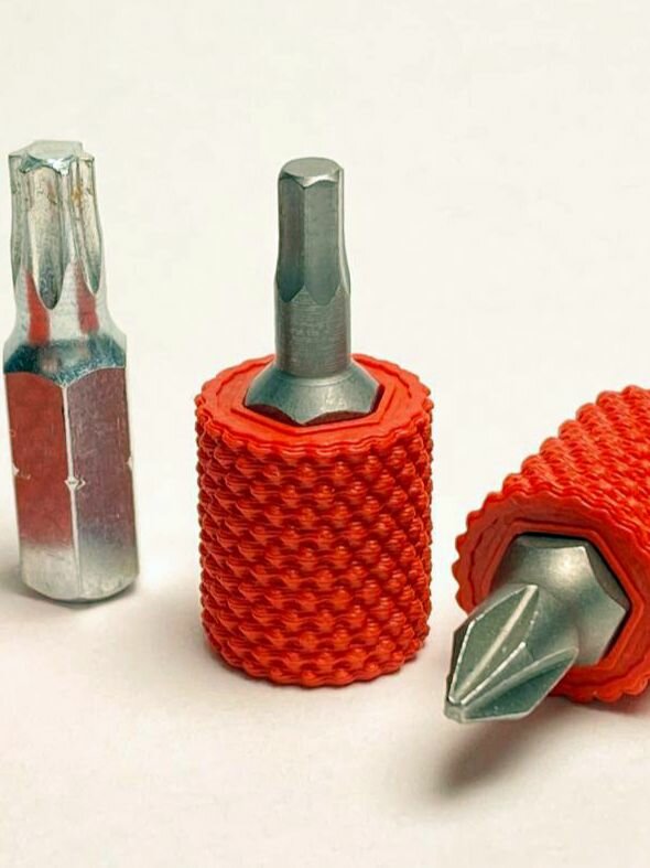 Насадка ручка на биту, вороток на биту, мини отвёртка