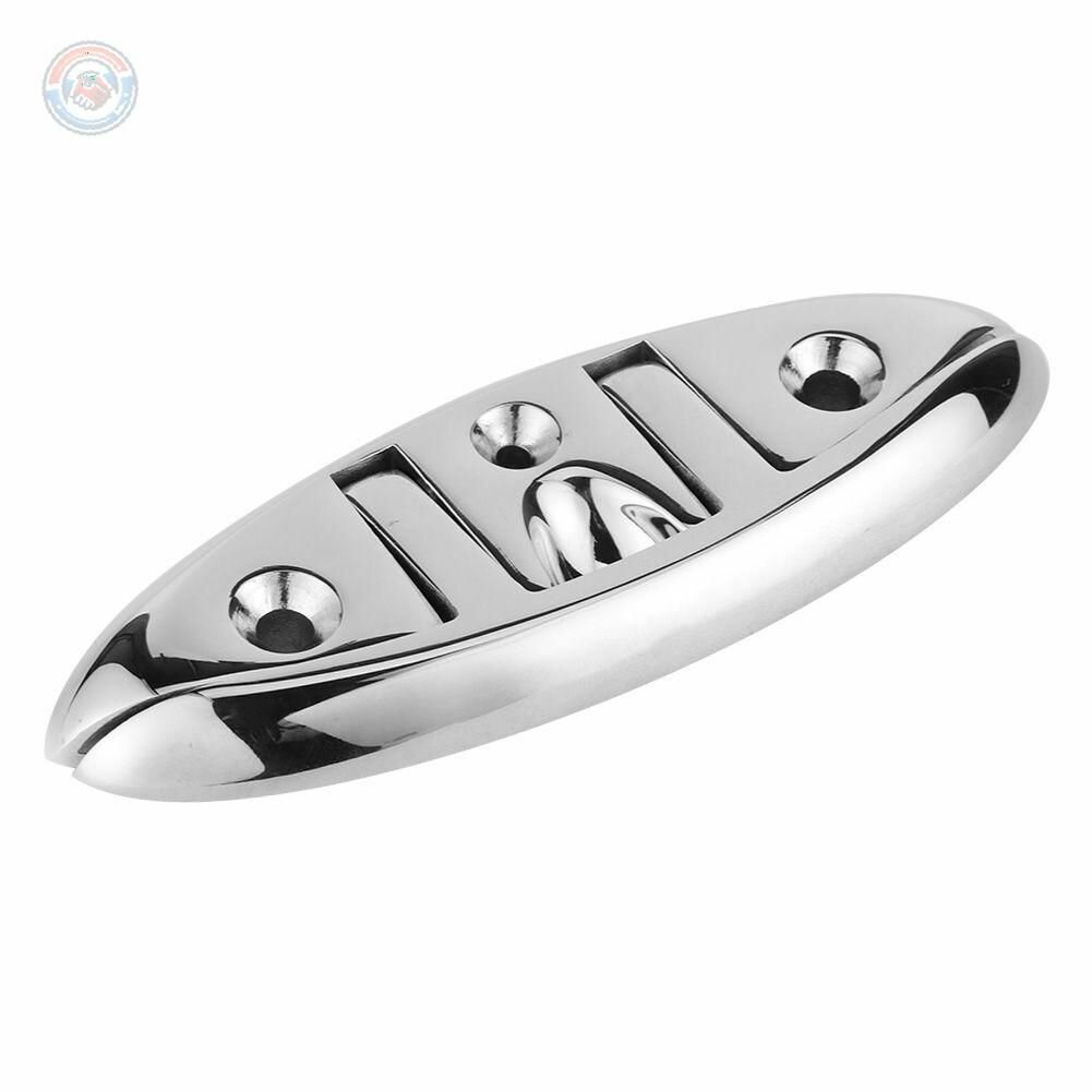 5-дюймовый складной роговой столб из нержавеющей стали для лодки, прочный и устойчивый к коррозии, с подпружиненным механизмом