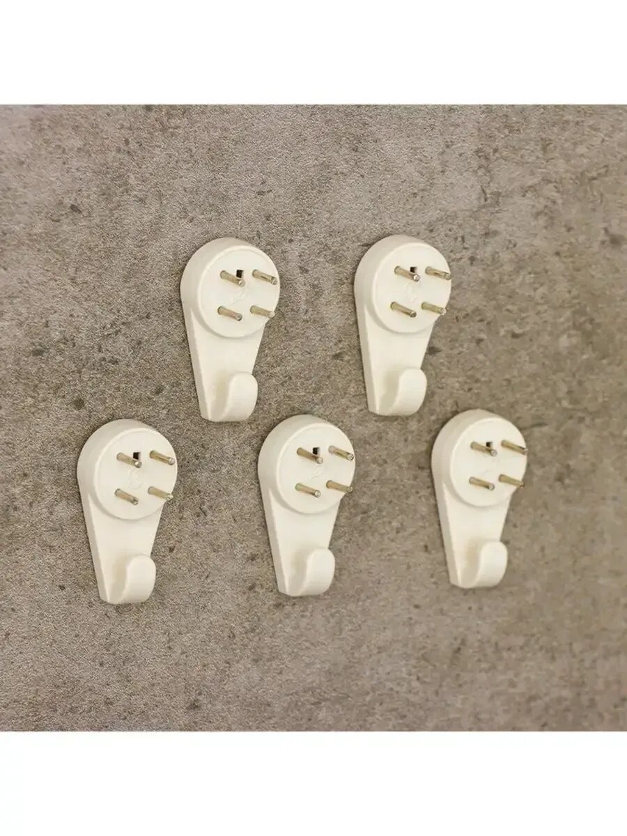 Крепление для картины ЗАО Пластик, большое, цвет белый