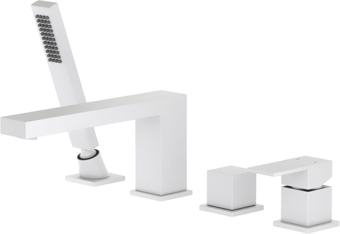 Смеситель на борт ванны Timo Selene 2130/16Y, матовый белый