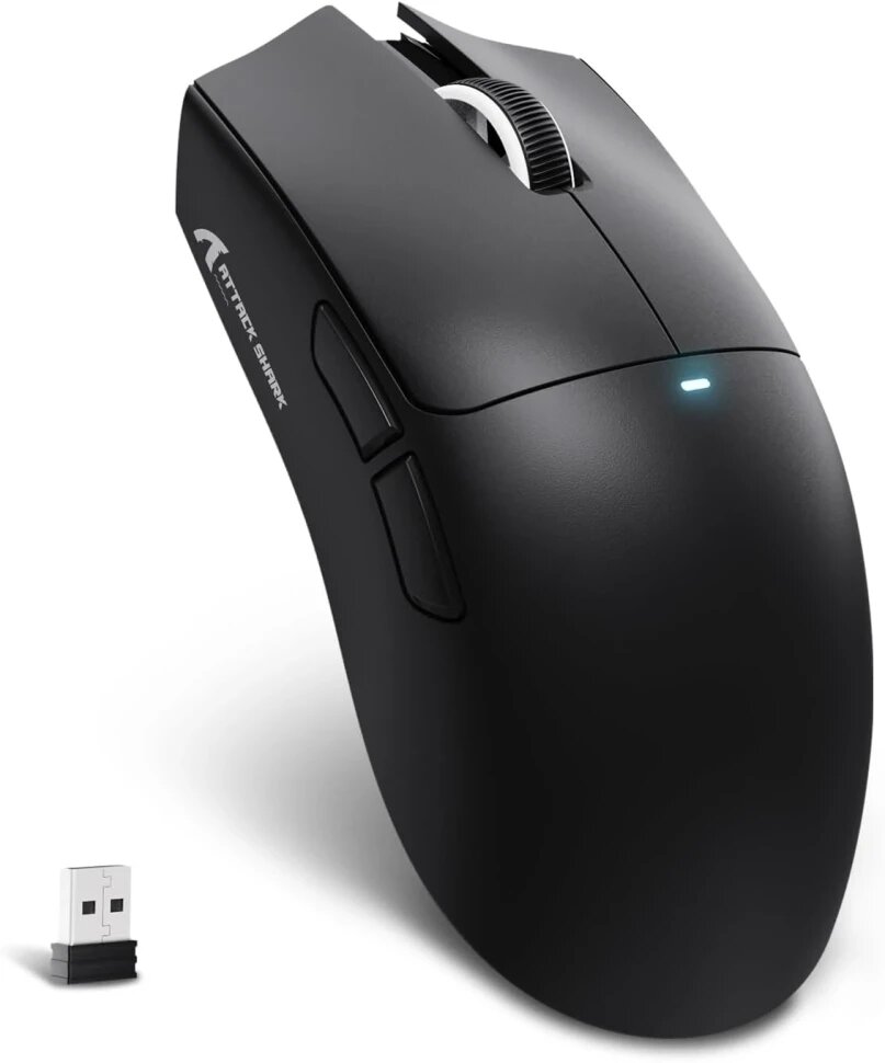 Мышь беспроводная/проводная Attack Shark X11SE [Shark X11SE Black] черный