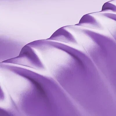 Шелковый спандекс Charmeuse ткань 90 цветов для пошива Фиолетовый, 16 Momme, 28 Lilac