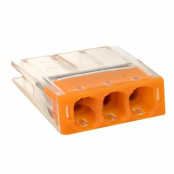 Клемма строительно-монтажная СМК 2273-243 3-проводная 0.5-2.5кв. мм с пастой (уп.100шт) PROxima EKF plc-smk-2273-243