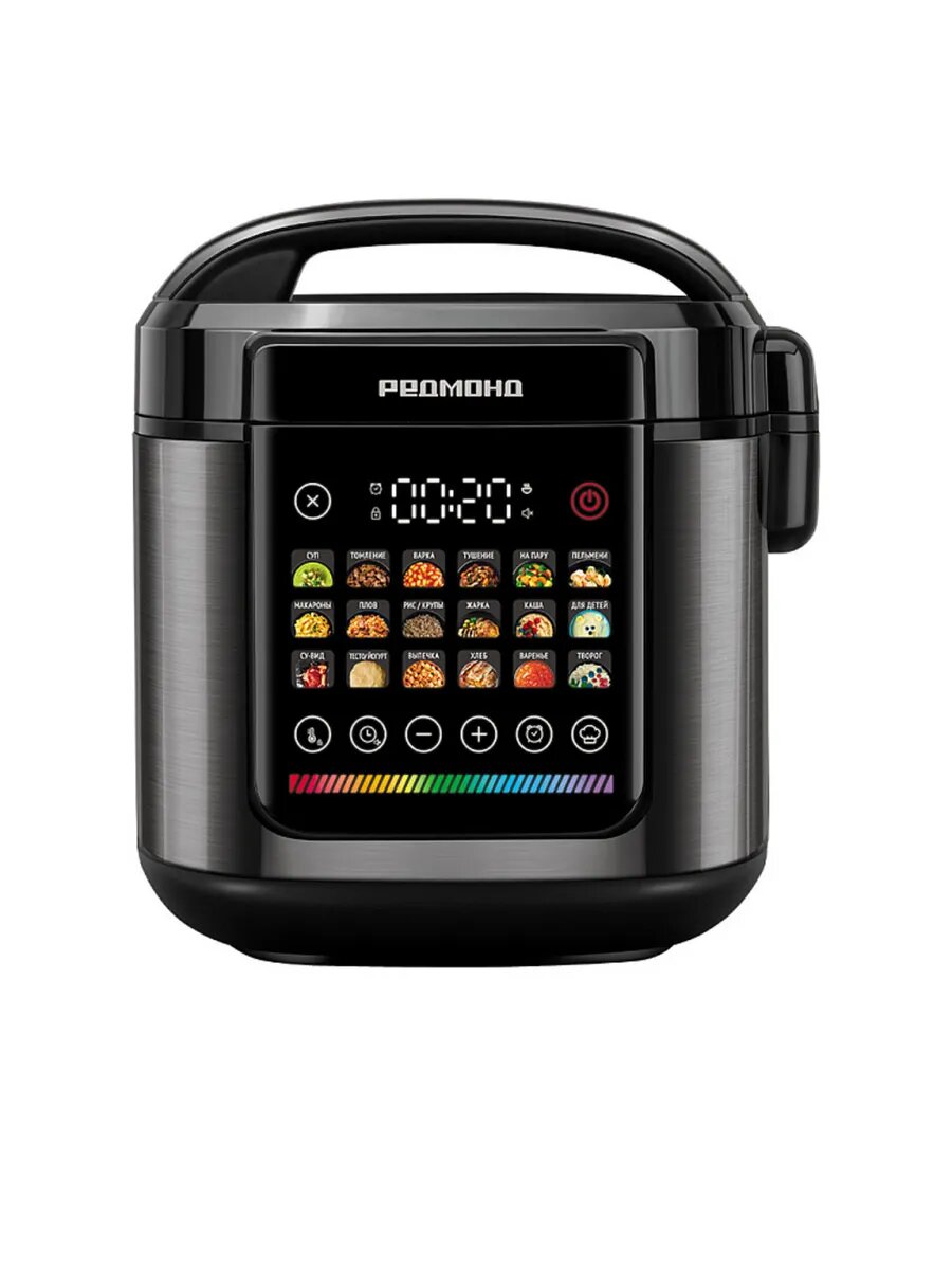 Мультиварка Redmond MC102 (5 л, 860 Вт, управление - сенсор, программ - 20), черный