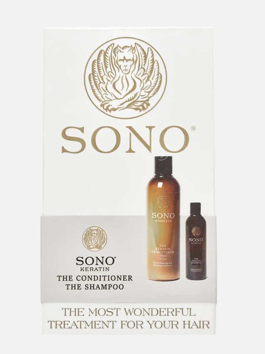 Набор для ухода за волосами SONO keratin, Адвент