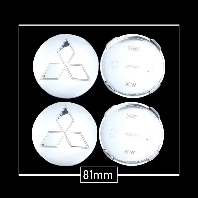 50/54/58/60/81 мм колпаки центральной ступицы колес автомобиля для Mitsubishi Lancer ASX EVO G