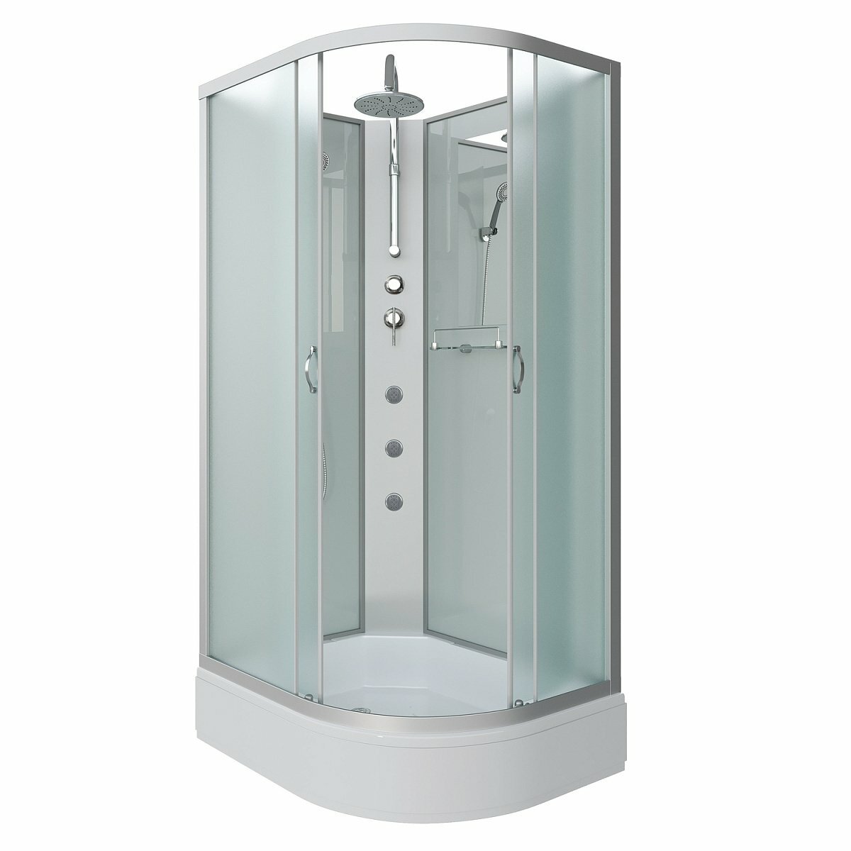 Душевая кабина Niagara Classic NG-33194-14LBKTG 110х90 с гидромассажем левая