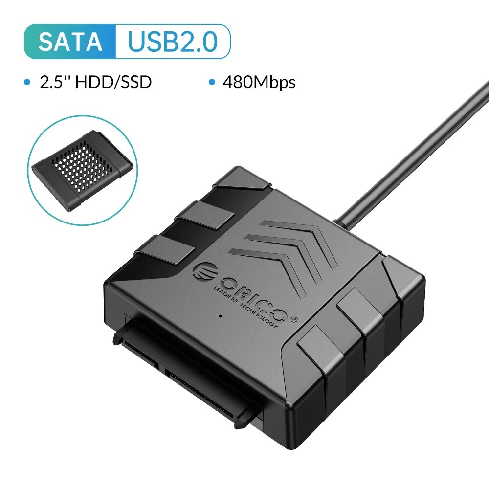 ORICO Кабель USB 3.0 к SATA для HDD/SSD 1 м, USB2.0 With Cover