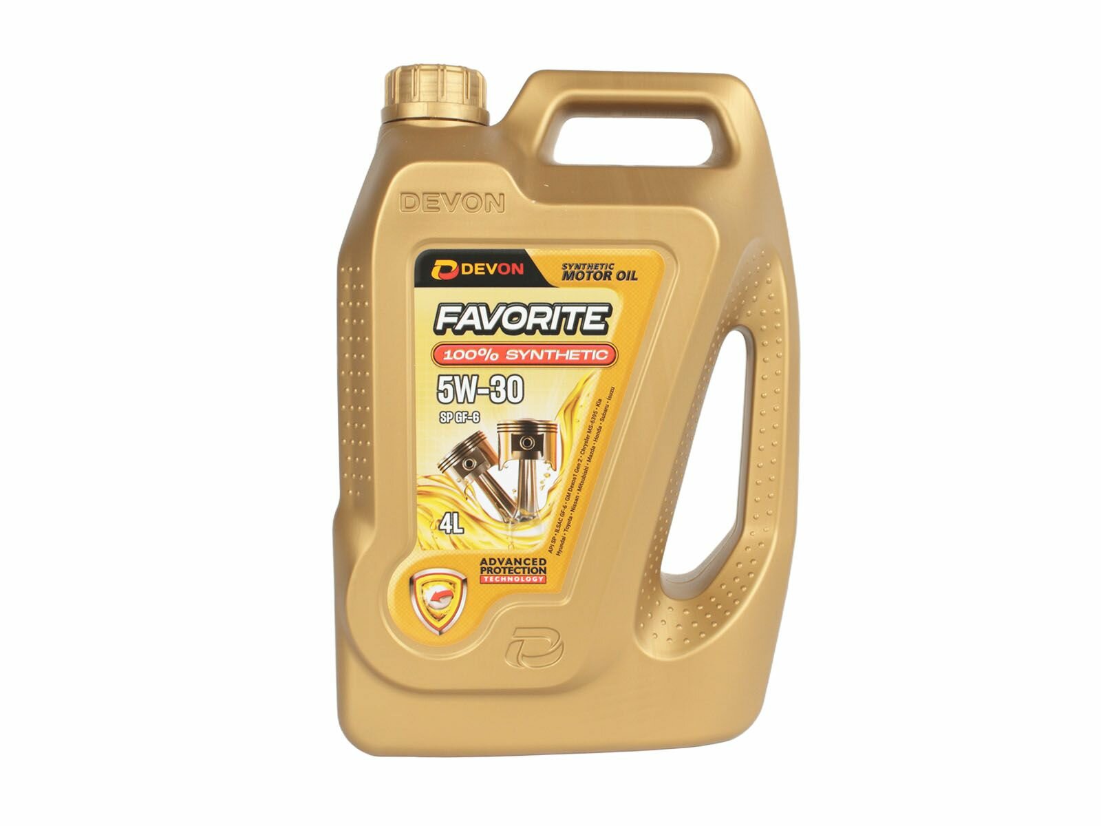 Масло моторное DEVON FAVORITE 5W30 SP 4л