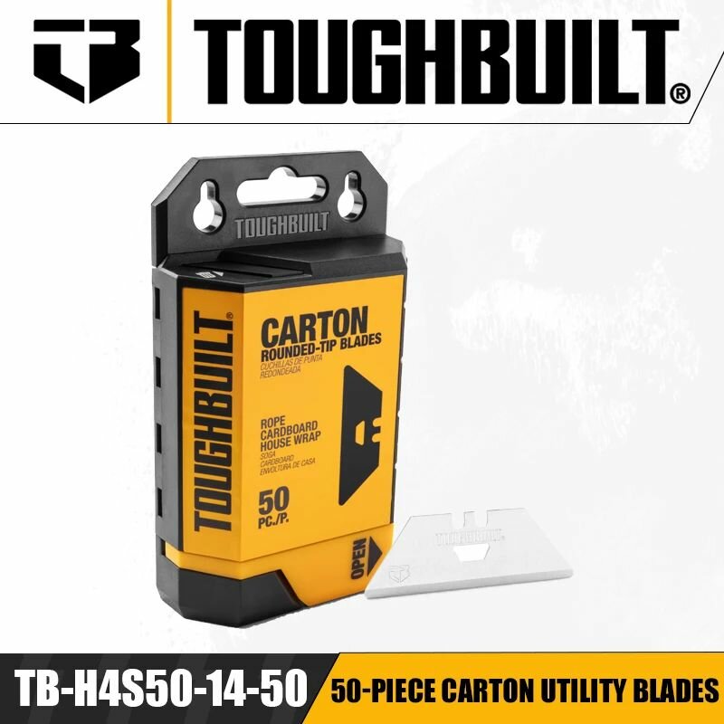 TOUGHBUILT TB-H4S50-14-50 Сменные лезвия для картонных коробок 50 шт