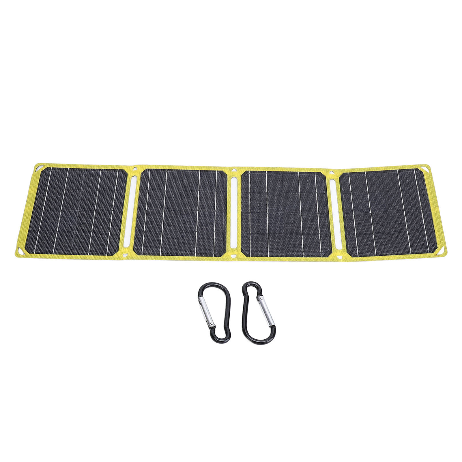 40W Foldable Solar Panel ETFE Monocrystalline Silicon Waterproof USB Type C DC Portable Charing with Voltage Regulator for Outdoor Camping
