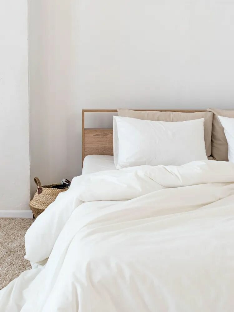 Постельное белье 1.5 спальное поплин 150х200 амилия (двала) икеа