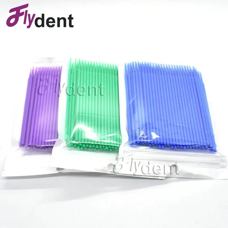 100 шт, одноразовый аппликатор для стоматологии, микрокисти, стоматологические инструменты для удлинения одонтологии, стоматологические материалы