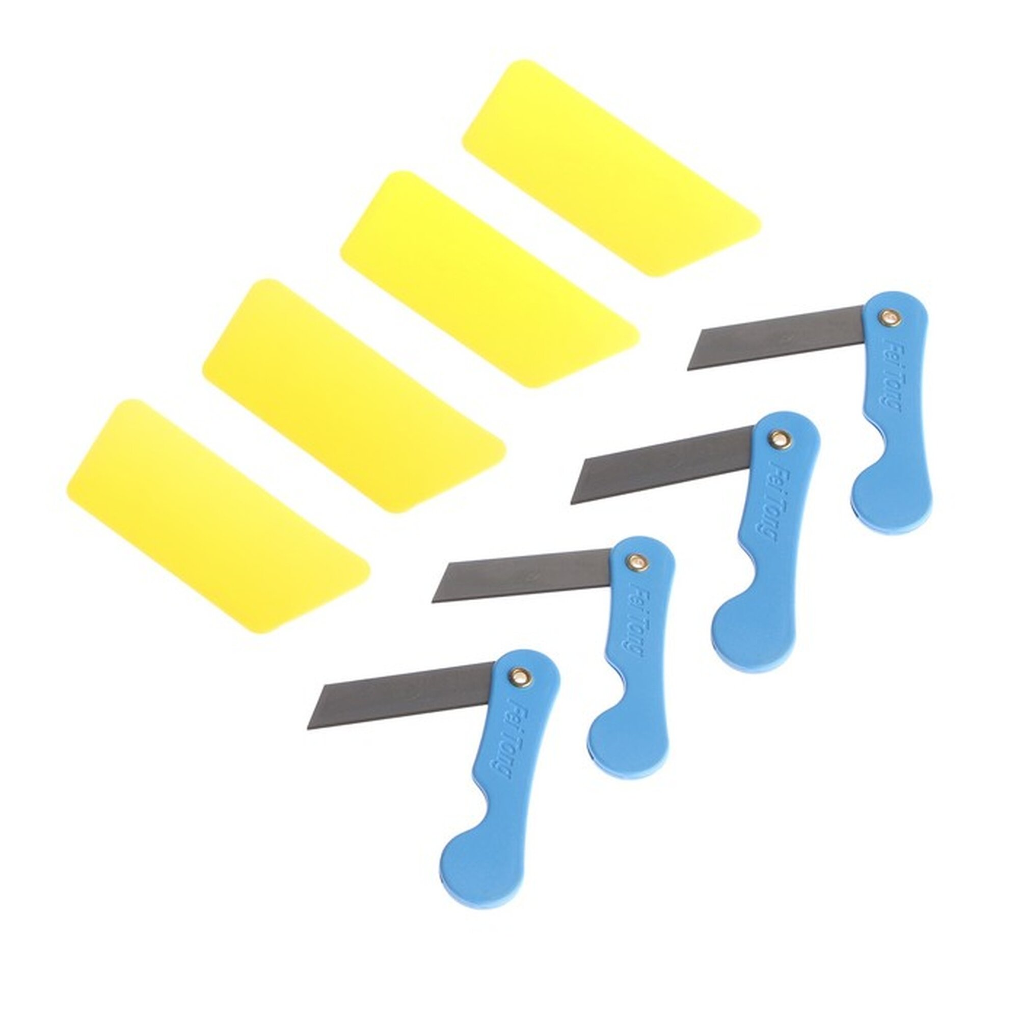 Набор для тонировки стекол пленкой Сима-ленд, 4 ножа, 4 шпателя