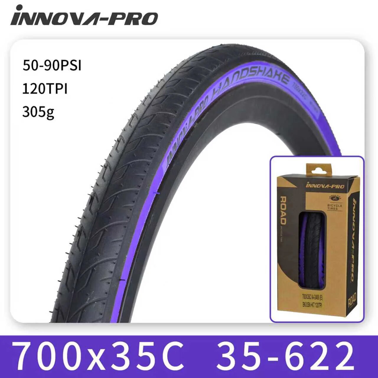 INNOVA-PRO Road 700x35C, 35-622, 120TPI, 305g, IA-24