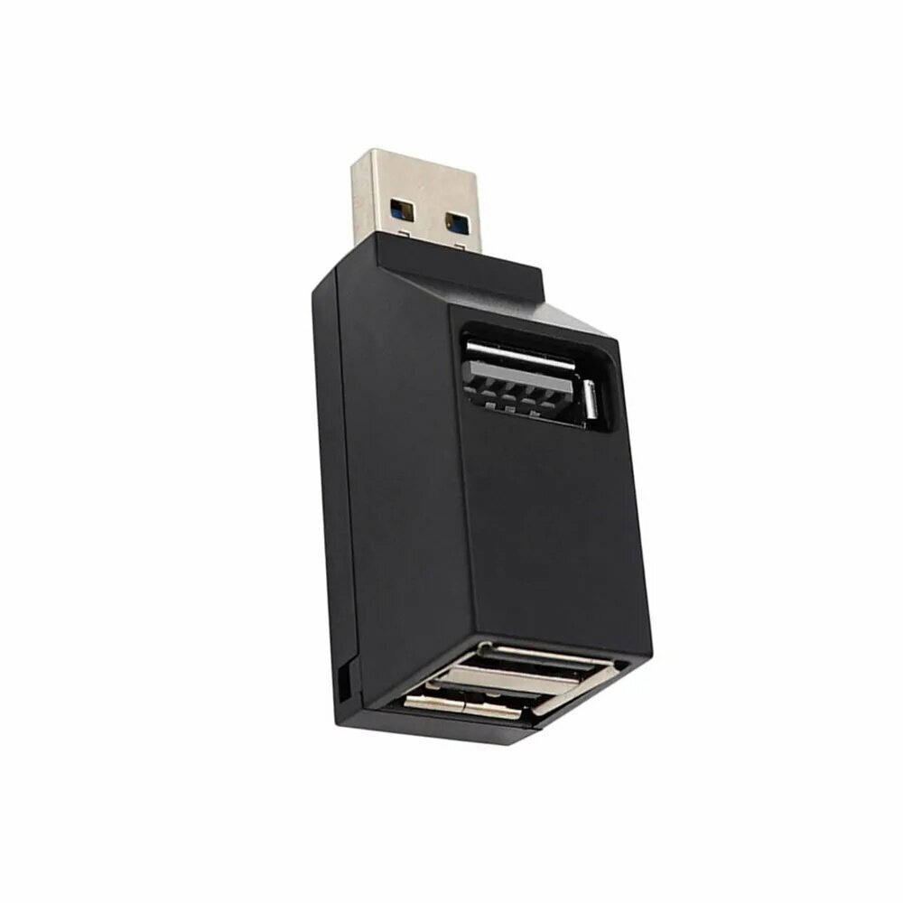 USB20 Разветвитель с 3 портами для ноутбука автомобиля планшета