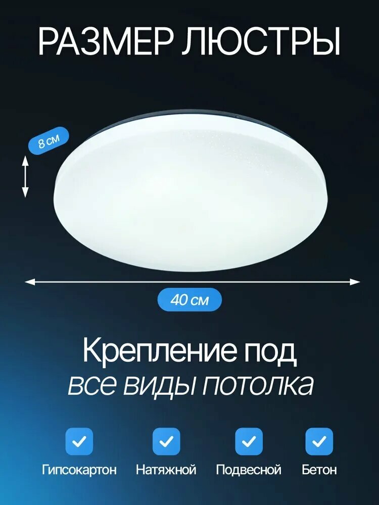 LUCIMO Люстра, LED, 120 Вт — фото 1