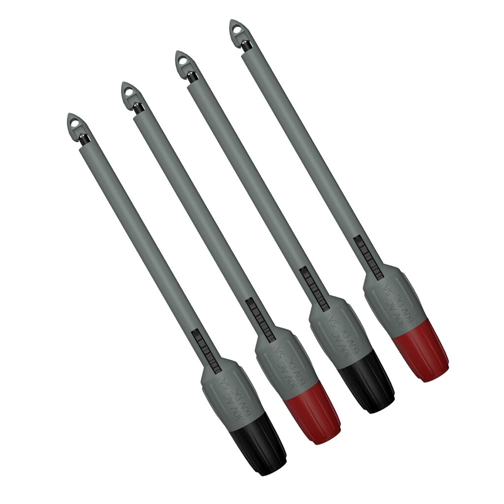 Зонд Для Прокалывания Проволоки из 4 частей, Зажим Для Прокалывания Изоляции, Инструмент Для Прокалывания, Зонды для Проверки Напряжения Мультиметра TP81