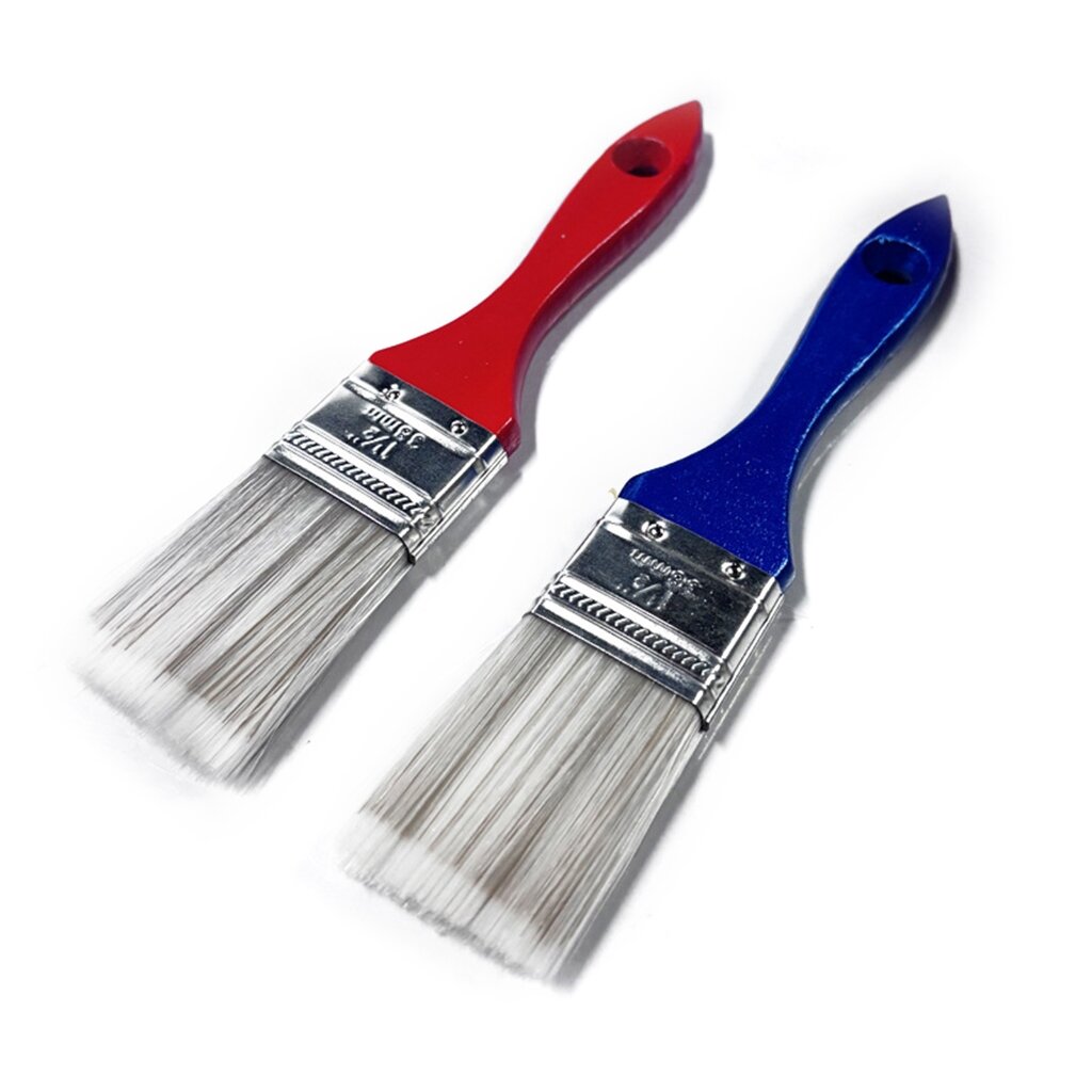 Набор из 2 Красочных Малярных Кистей Угловая Створка Малярная Кисть Отделка стен Набор Кистей для Окрашивания Простое Управление Кисти для Подравнивания