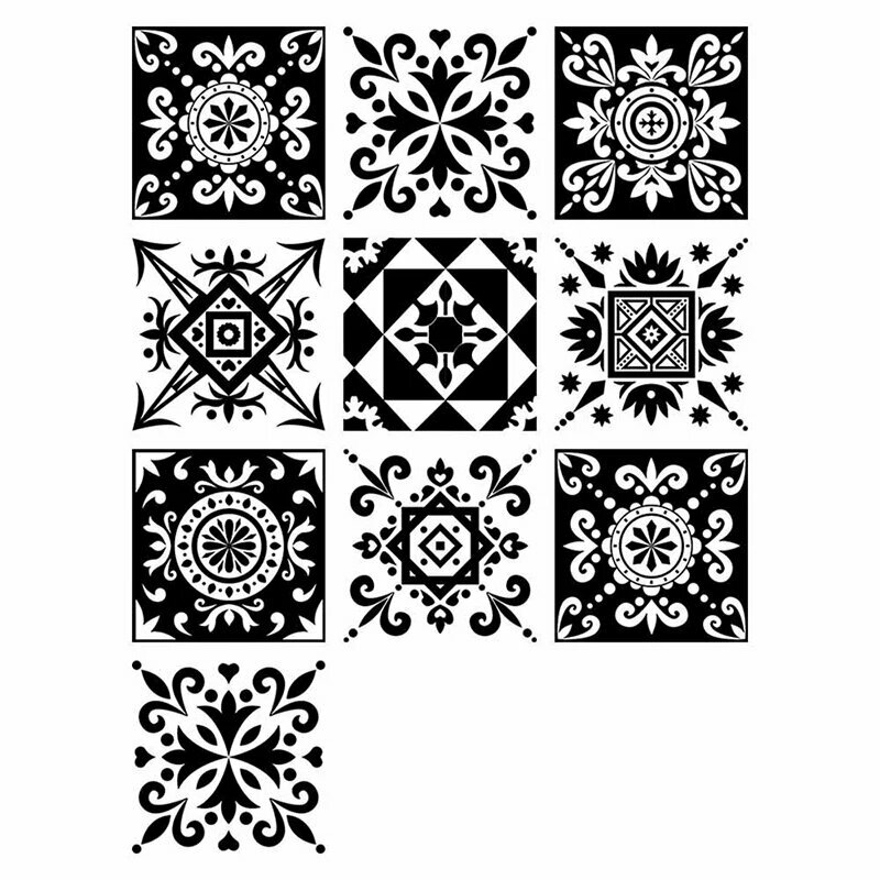 Симулированные 3D-наклейки под плитку для декора пола в ванной, водонепроницаемые и износостойкие маленькие плитки,