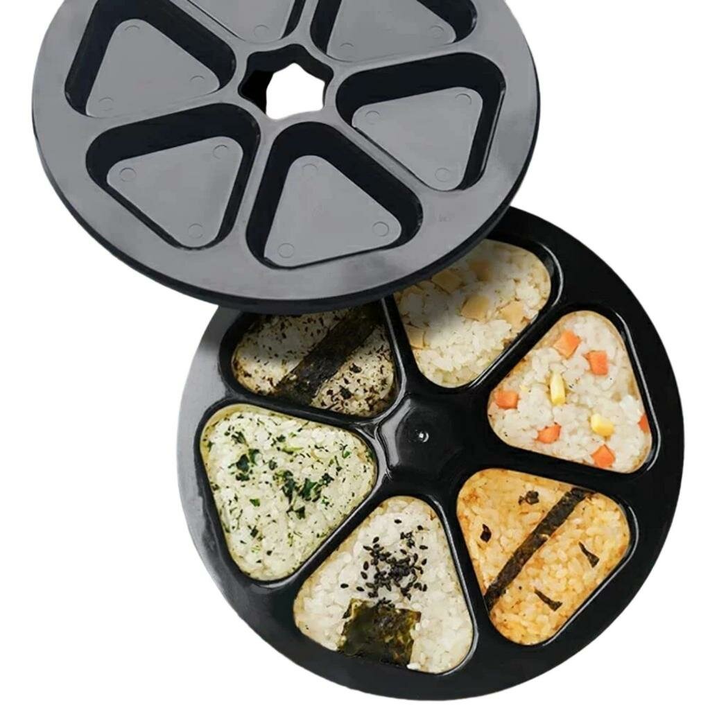 Треугольные роллы-онигири, форма для суши, Черный