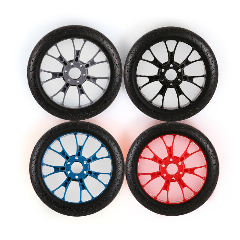 Заводские кросс-бордерные 8inch высокопрочные бесшумные PU надувные колеса для электрического самоката, балансировочного велосипеда, аксессуары для тренировок на улице