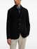 Пиджак Barena Single-breasted knitted blazer, размер 50, черный