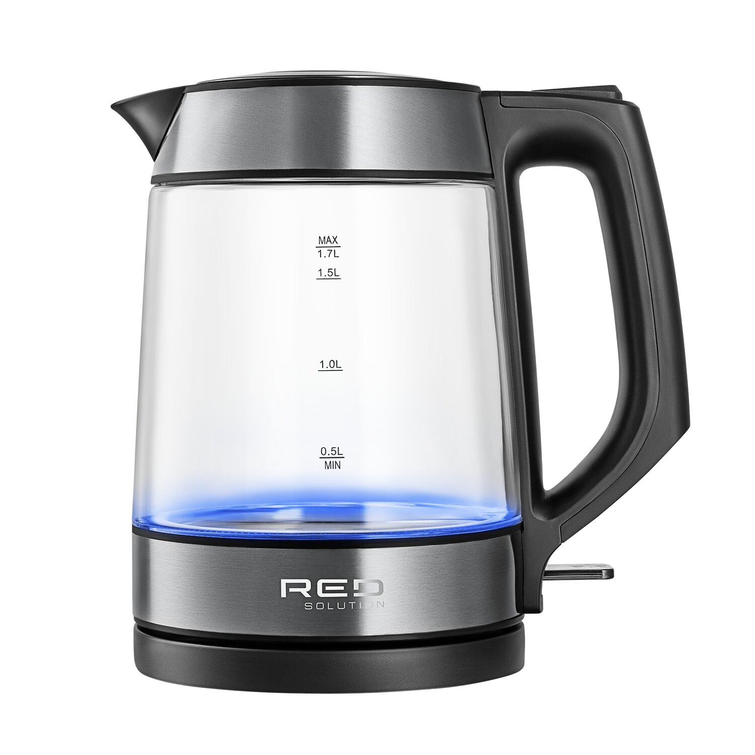Электрический чайник RED Solution RK-G194, стекло, 1.7л, с подсветкой