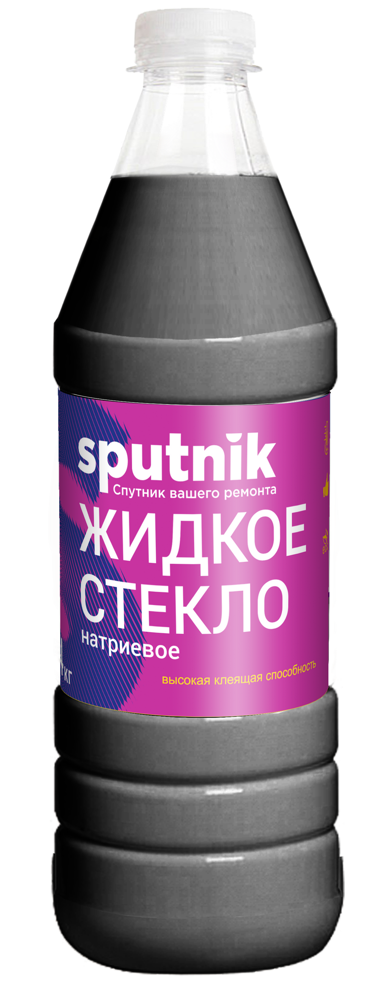 Стекло жидкое натриевое 1.4КГ спутник ПЭТ