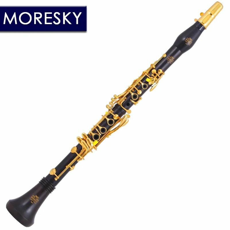 Кларнет MORESKY bB, кларнет из черного дерева, туба 17 клавиш, гренадилла, сиб-кларнет M61